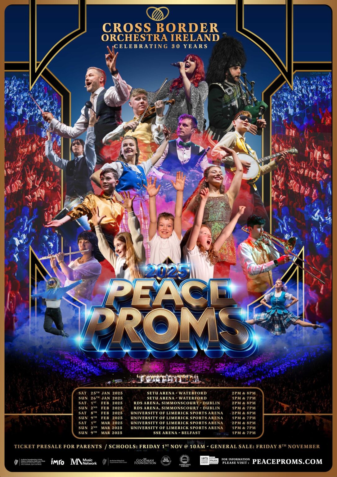 The Cross Border Orchestra of Ireland Peace Proms Concert - SETU Arena