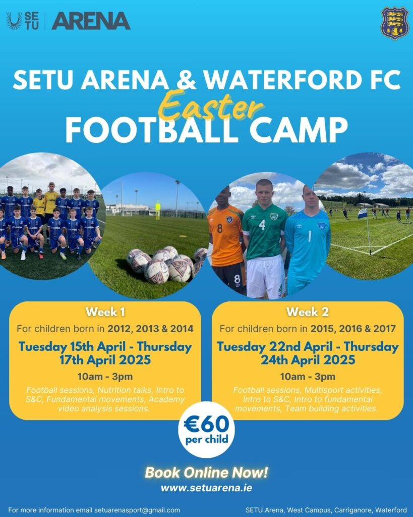 Summer & Mid term camps - SETU Arena
