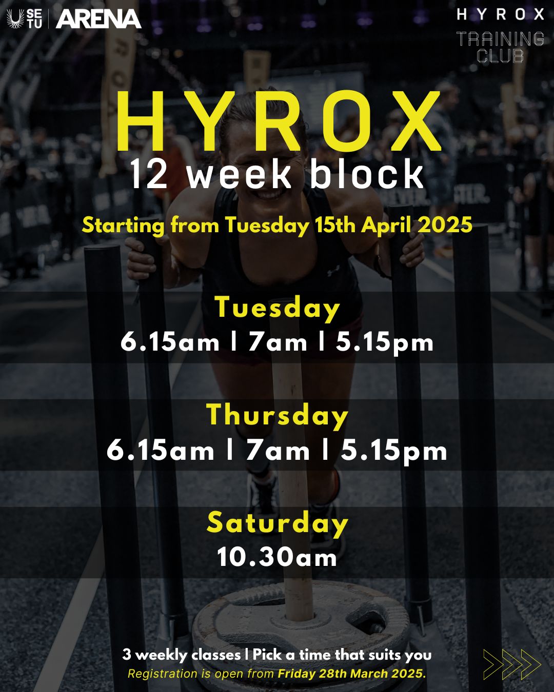 Hyrox Training Club - SETU Arena