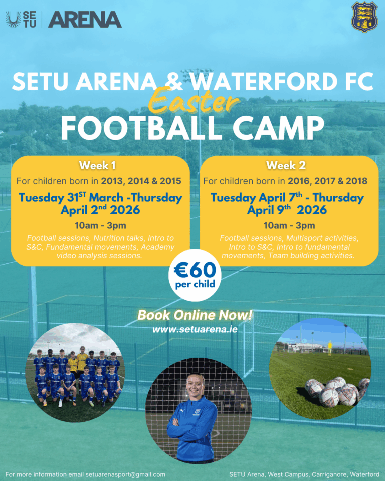 Summer & Mid term camps - SETU Arena